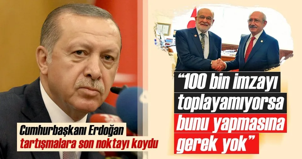 Cumhurbaşkanı Erdoğan tartışmalara son noktayı koydu - Son Dakika Haberler Cumhurbaşkanı Erdoğan tartışmalara son noktayı koydu - Son Dakika Haberler
