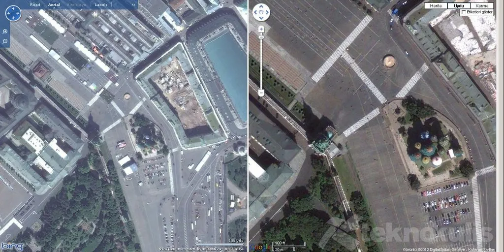 Bing Maps vs. Google Maps - Galeri - Teknokulis