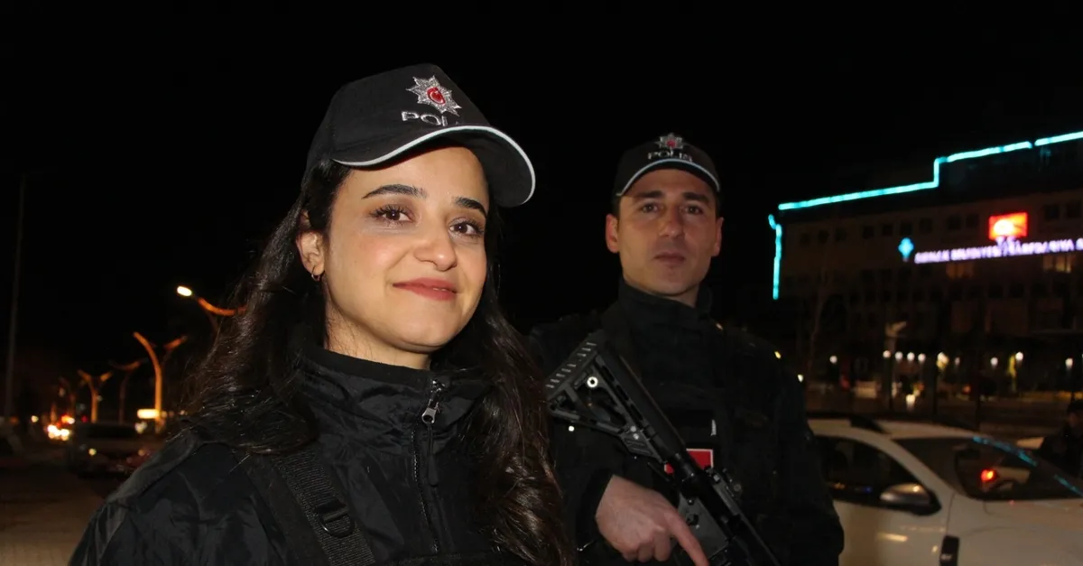 Polis çiftler yeni yıla nöbette girdi - Şırnak Haberleri