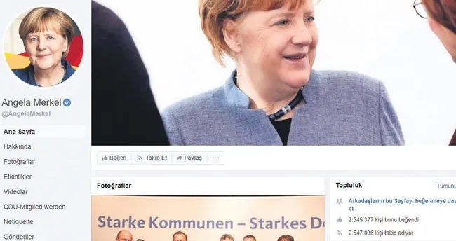 Merkel, Facebook hesabını kapatıyor - Avrupa Haberleri