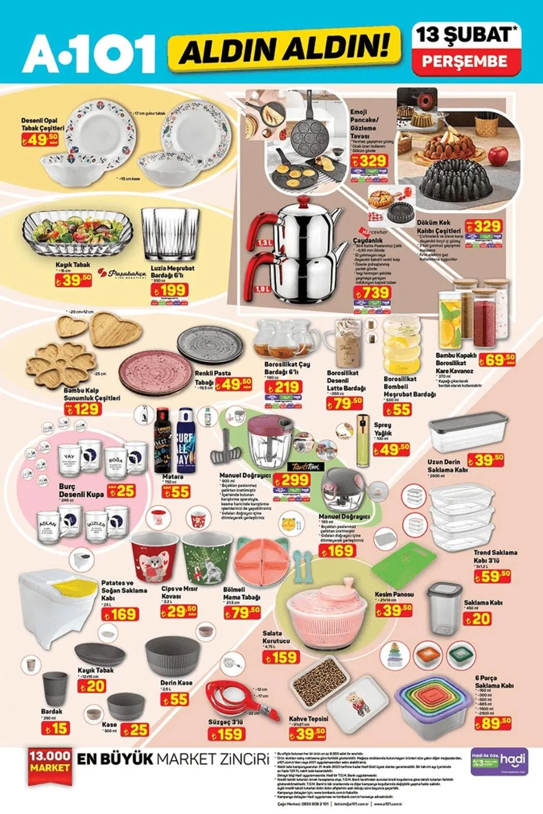 A101 AKTÜEL KATALOG 13 ŞUBAT 2025: Bu hafta A101'de neler var? Aktivite ...