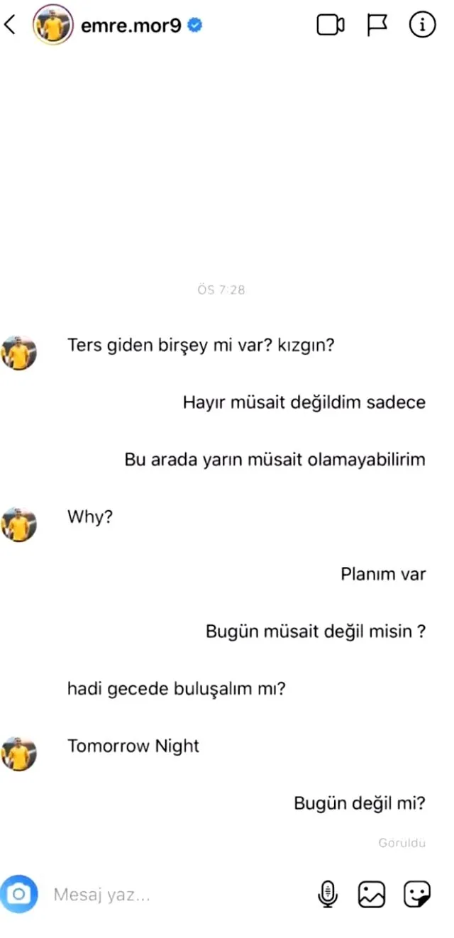 Merve Taşkın, Emre Mor'u ifşa etti!