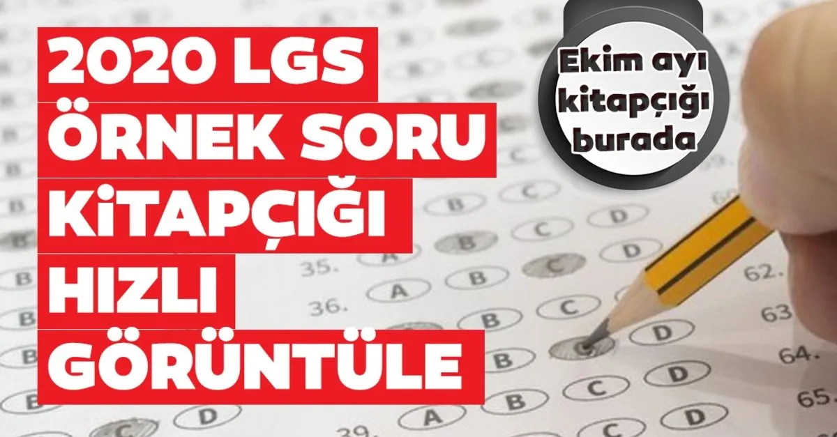 Lgs örnek Sorular Meb Tarafından Yayınlandı Ekim 2020 Lgs Sözel Ve