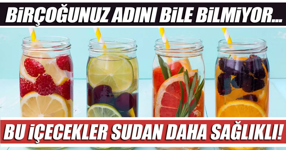Bu içecekler sudan daha sağlıklı! - Sağlık Haberleri