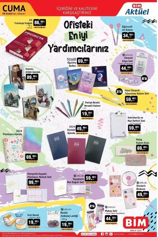 YARIN BİM'DE NELER VAR? 8 Aralık BİM aktüel ürünler satışta! Televizyon ...