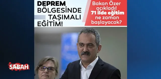 Son dakika: Bakan Özer açıkladı: 10 ilde taşımalı eğitim! 71 ilde ... Son dakika: Bakan Özer açıkladı: 10 ilde taşımalı eğitim! 71 ilde ...
