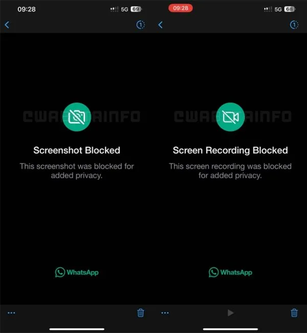 WhatsApp'tan yeni özellik: Artık ekran görüntüsü alamayacaksınız ... WhatsApp'tan yeni özellik: Artık ekran görüntüsü alamayacaksınız ...