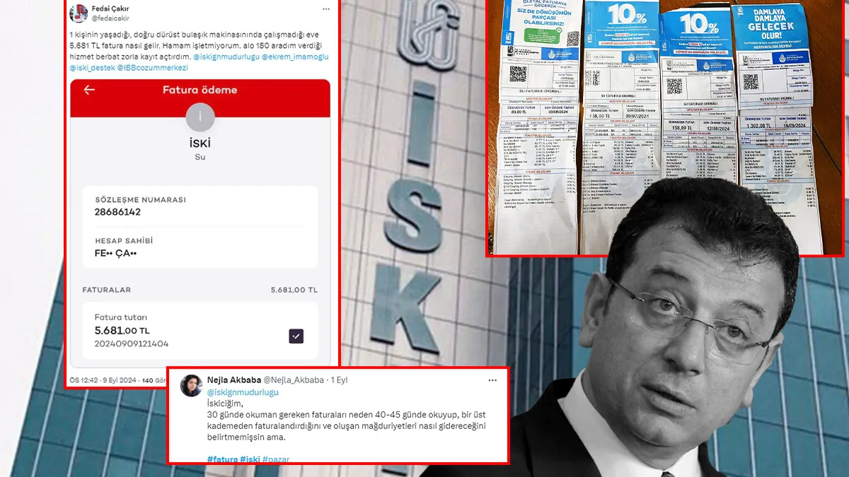 İSKİ fatura soygunu vatandaşı canından bezdirdi: CHP’li İBB Belediyesi ...