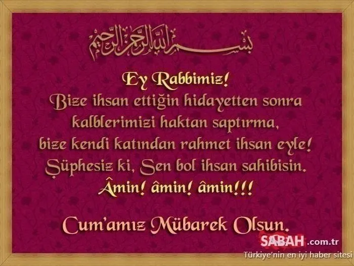 Kısa, uzun, ayetli Cuma mesajları ve sözleri ile Hayırlı Cumalar mesajı ... Kısa, uzun, ayetli Cuma mesajları ve sözleri ile Hayırlı Cumalar mesajı ...
