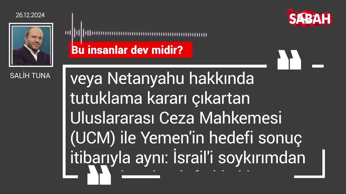 Salih Tuna | Bu insanlar dev midir? videosunu izle | Son Dakika Haberleri