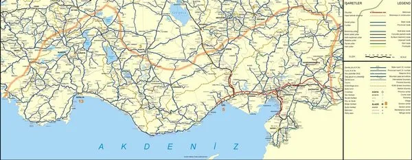 Akdeniz Bölgesi Haritası - İl Sınırlarını Gösteren Akdeniz Bölgesi ... Akdeniz Bölgesi Haritası - İl Sınırlarını Gösteren Akdeniz Bölgesi ...