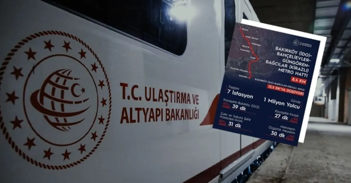 İstanbul'a bir metro hattı daha! Bakan Uraloğlu açılış tarihini duyurdu ... İstanbul'a bir metro hattı daha! Bakan Uraloğlu açılış tarihini duyurdu ...