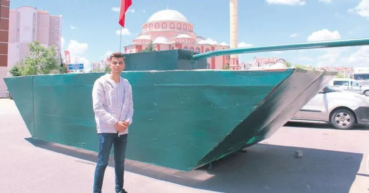 15 temmuz anısına tank yaptılar - Ankara Başkent Haberleri