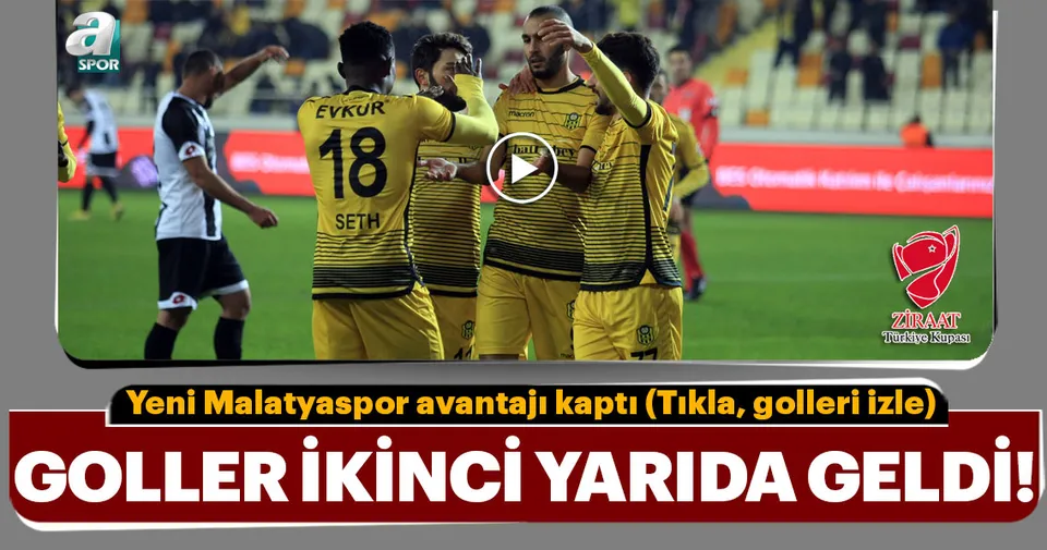 Evkur Yeni Malatyaspor 2-0 Etimesgut Belediyespor | Maçın özeti ve ...