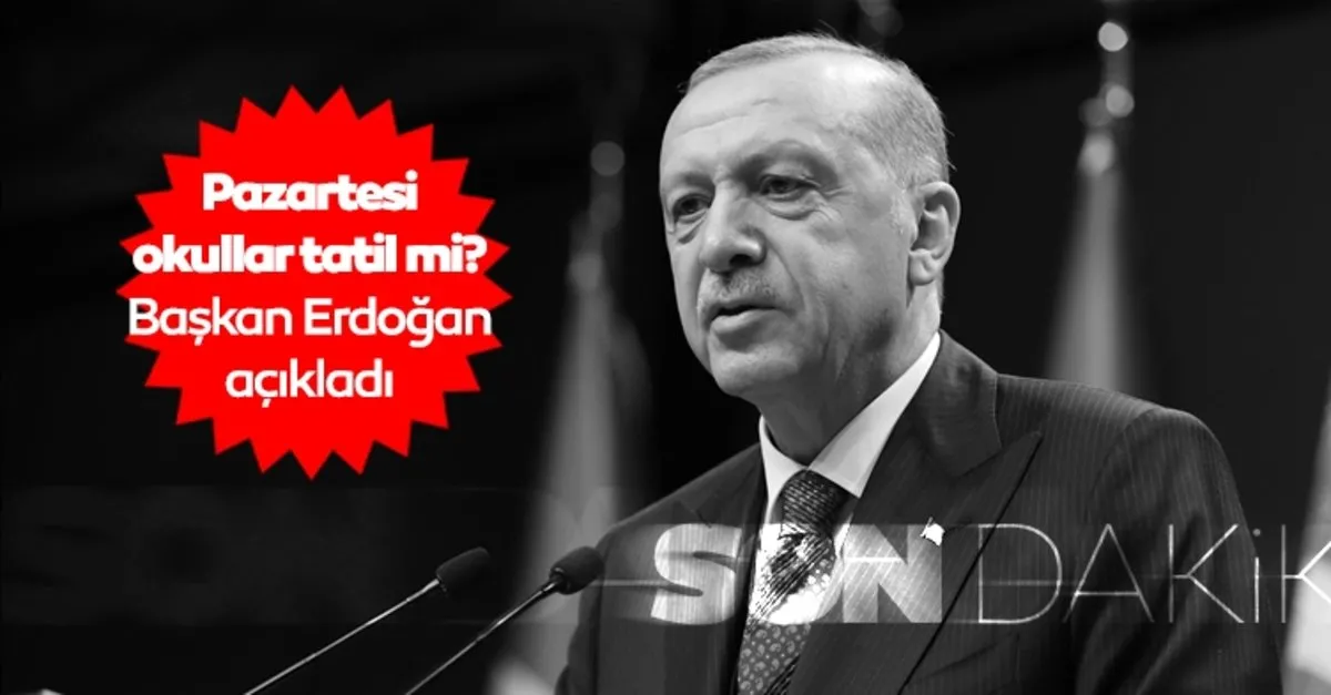 SON DAKİKA | 30 Ekim Pazartesi Bugün okullar tatil mi? Cumhurbaşkanı ... SON DAKİKA | 30 Ekim Pazartesi Bugün okullar tatil mi? Cumhurbaşkanı ...