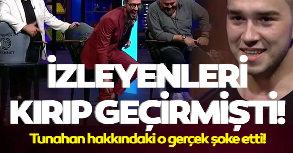 Masterchef'te şimdiden favori oldu! Tunahan Ak hakkında bilinmeyen ...