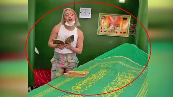 Son Dakika Haberleri Adanada Genç Kadından Türbede Skandal Tiktok