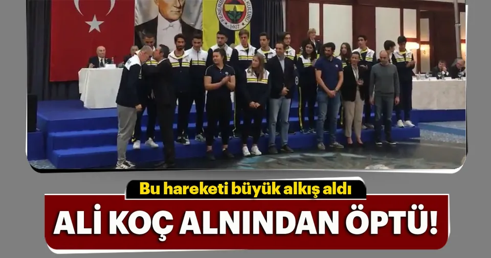 Ali Koç, Ramil Guliyev’i alnından öptü - Son Dakika Spor Haberleri