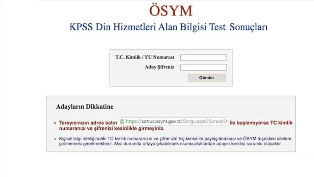 KPSS DHBT SONUÇLARI ÖĞRENME EKRANI ÖSYM 2024: KPSS DHBT sonuçları ... KPSS DHBT SONUÇLARI ÖĞRENME EKRANI ÖSYM 2024: KPSS DHBT sonuçları ...