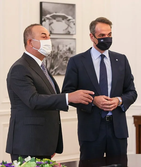 Bakan Çavuşoğlu, Yunanistan Başbakanı Miçotakis ile görüştü - Son ... Bakan Çavuşoğlu, Yunanistan Başbakanı Miçotakis ile görüştü - Son ...