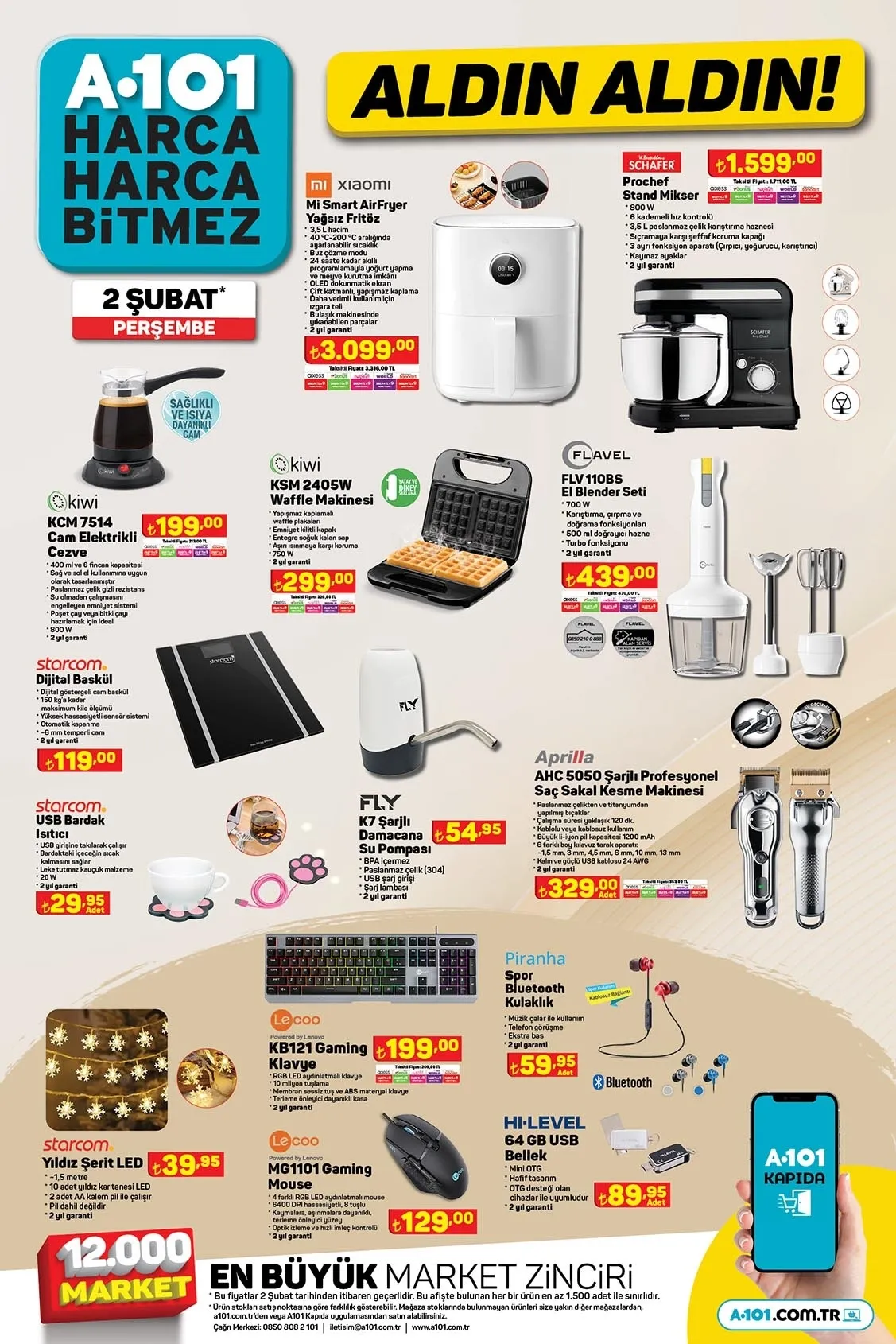 A101 katalog ürünlerinde indirimli tekne fırsatı yeniden geldi! Yüzlerce ürün indirime girdi ...