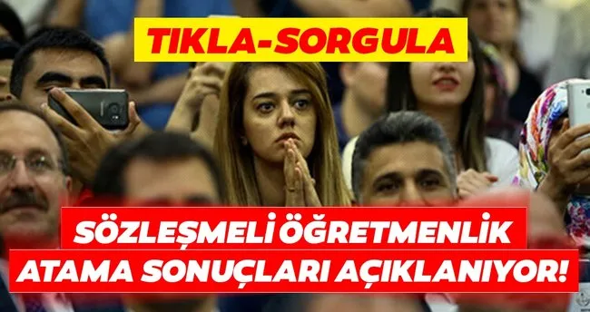 MEB duyurdu: Sözleşmeli öğretmenlik atama sonuçları 2020 açıklandı mı ... MEB duyurdu: Sözleşmeli öğretmenlik atama sonuçları 2020 açıklandı mı ...