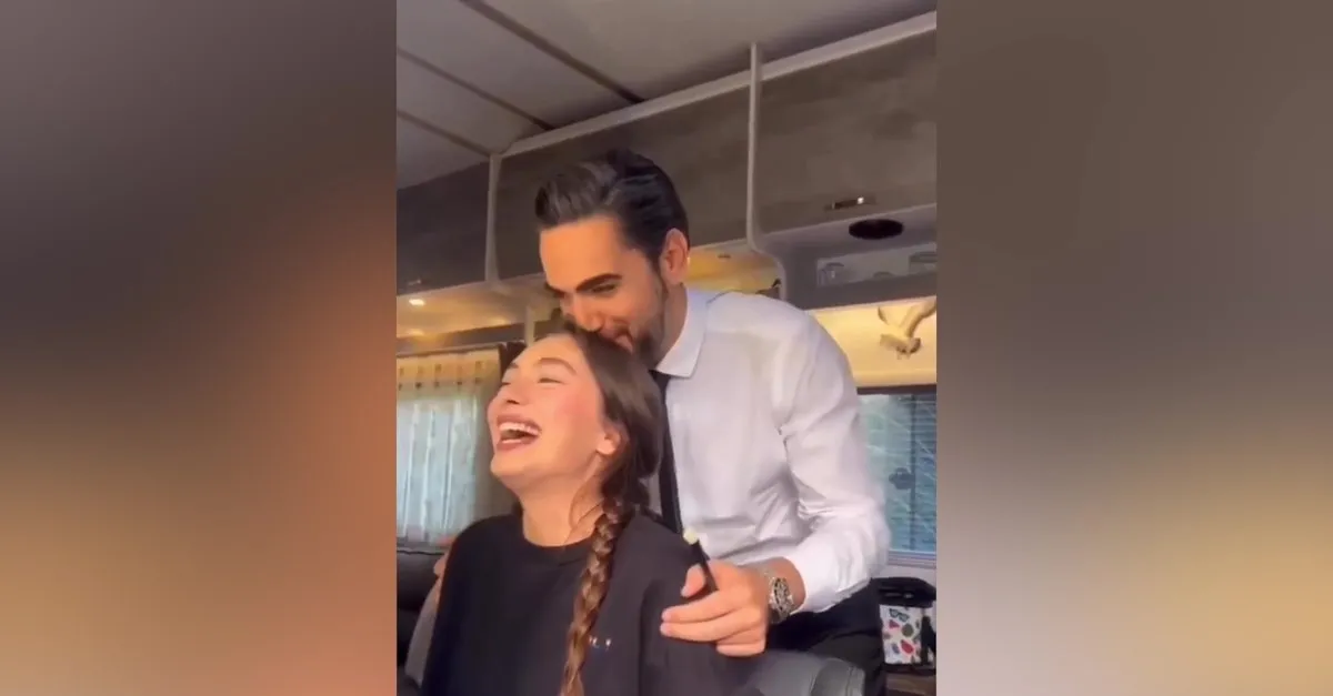 Kadir Doğulu Eşi Neslihan Atagülün Kuaförü Oldu Çiftin Keyifli Anları